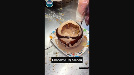 Raj kachori gets a chocolate makeover. People can’t help but ask ‘Kyun ...