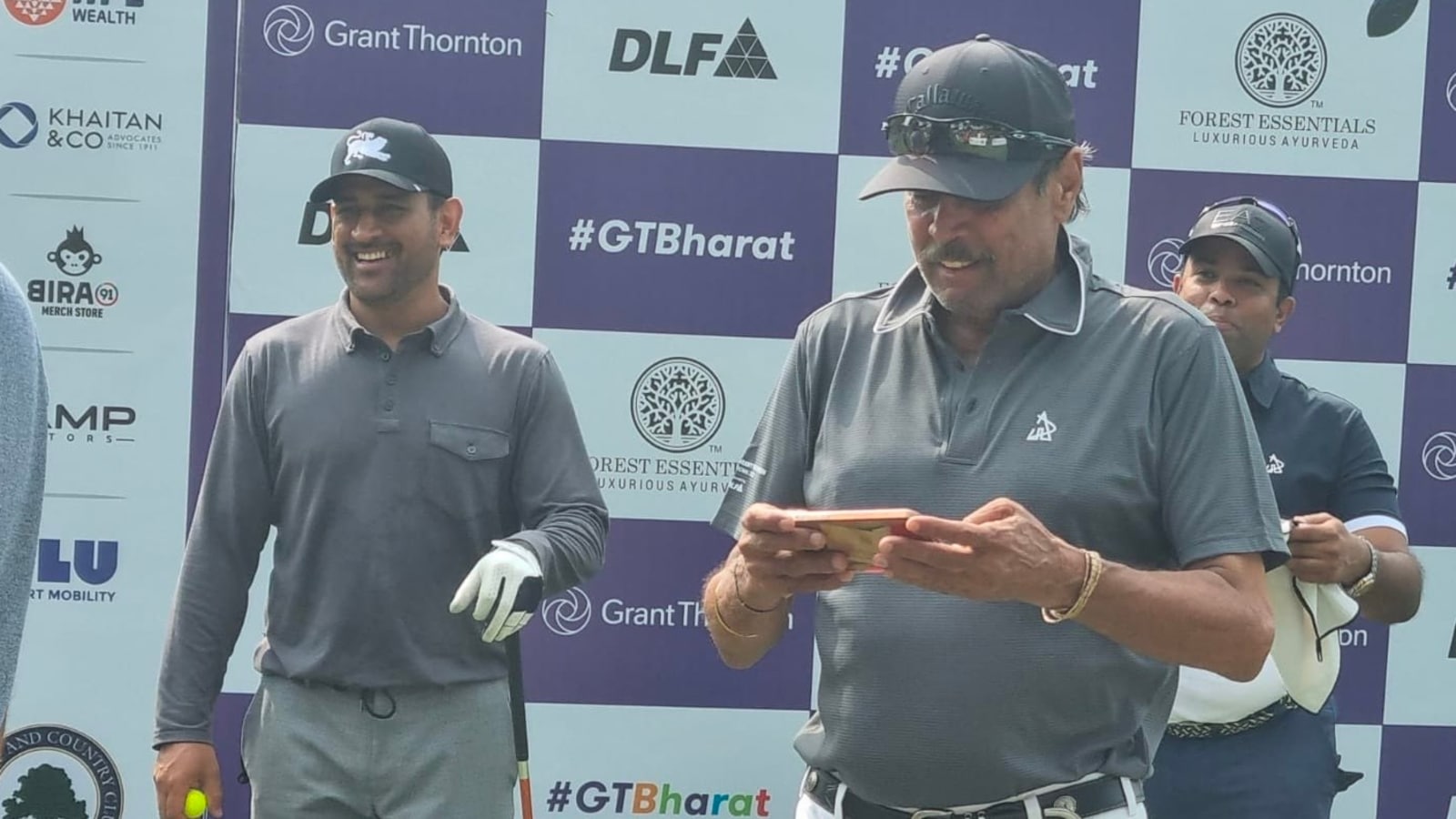 Watch: MS Dhoni spotted enjoying golf with legendary Kapil Dev; video of World Cup-winning India ...