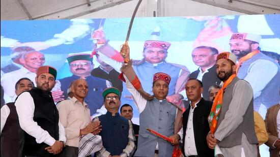 Jai Ram Thakur lays stones of projects worth ₹44 crore at Kumarsain ...