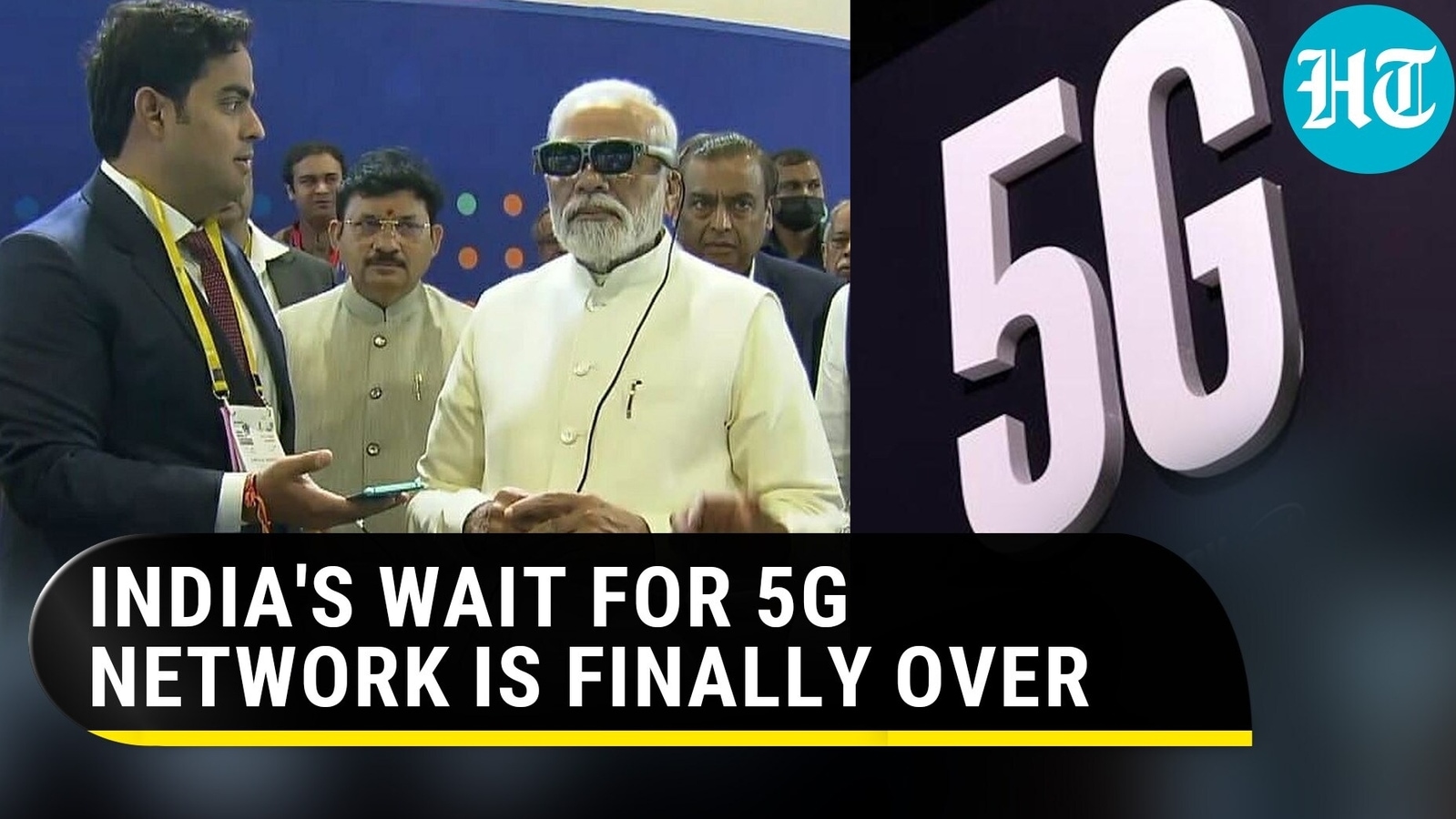PM Modi launches 5G service in 13 cities of India; Gets demo from Akash ...