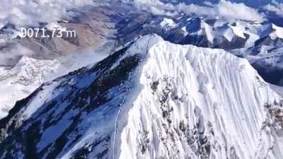 Drone captures stunning beauty of Mount Everest, Harsh Goenka shares ...