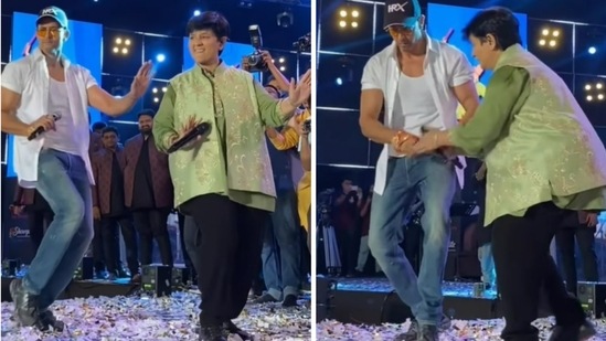 Hrithik Roshan, Falguni Pathak dance together at Navratri event, fan ...
