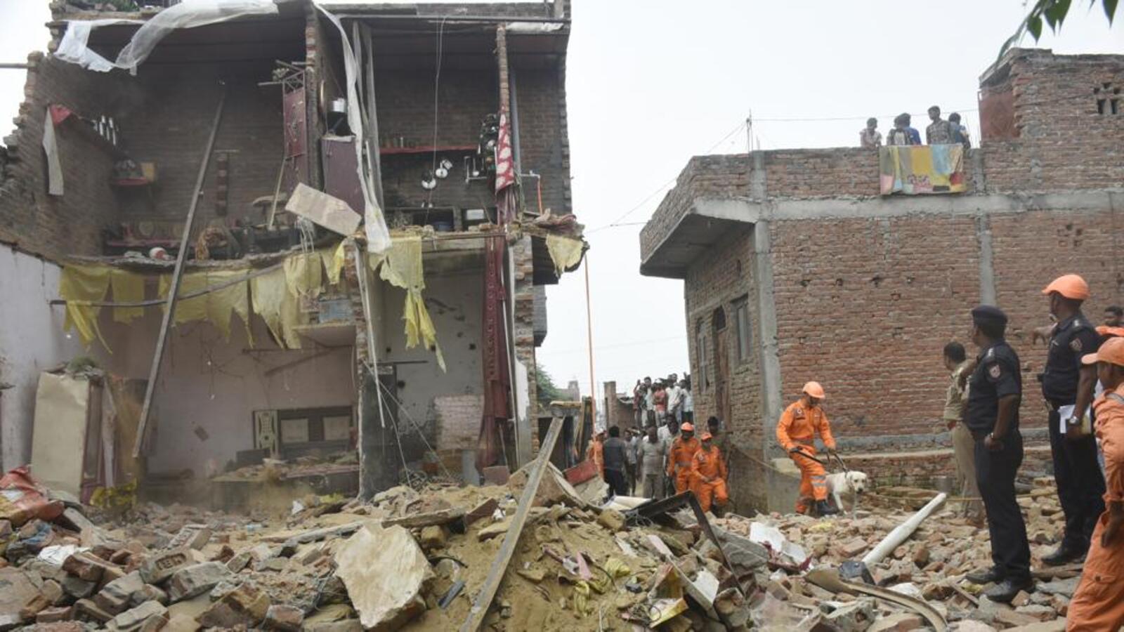 Four die in house collapse after LPG cylinder blast in Ghaziabad’s Loni ...