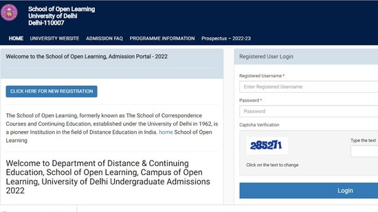DU SOL admission 2022: Registration begins on sol.du.ac.in, direct link ...