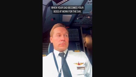 ‘When pops is the boss’: Pilot hilariously reacts to flying plane with ...