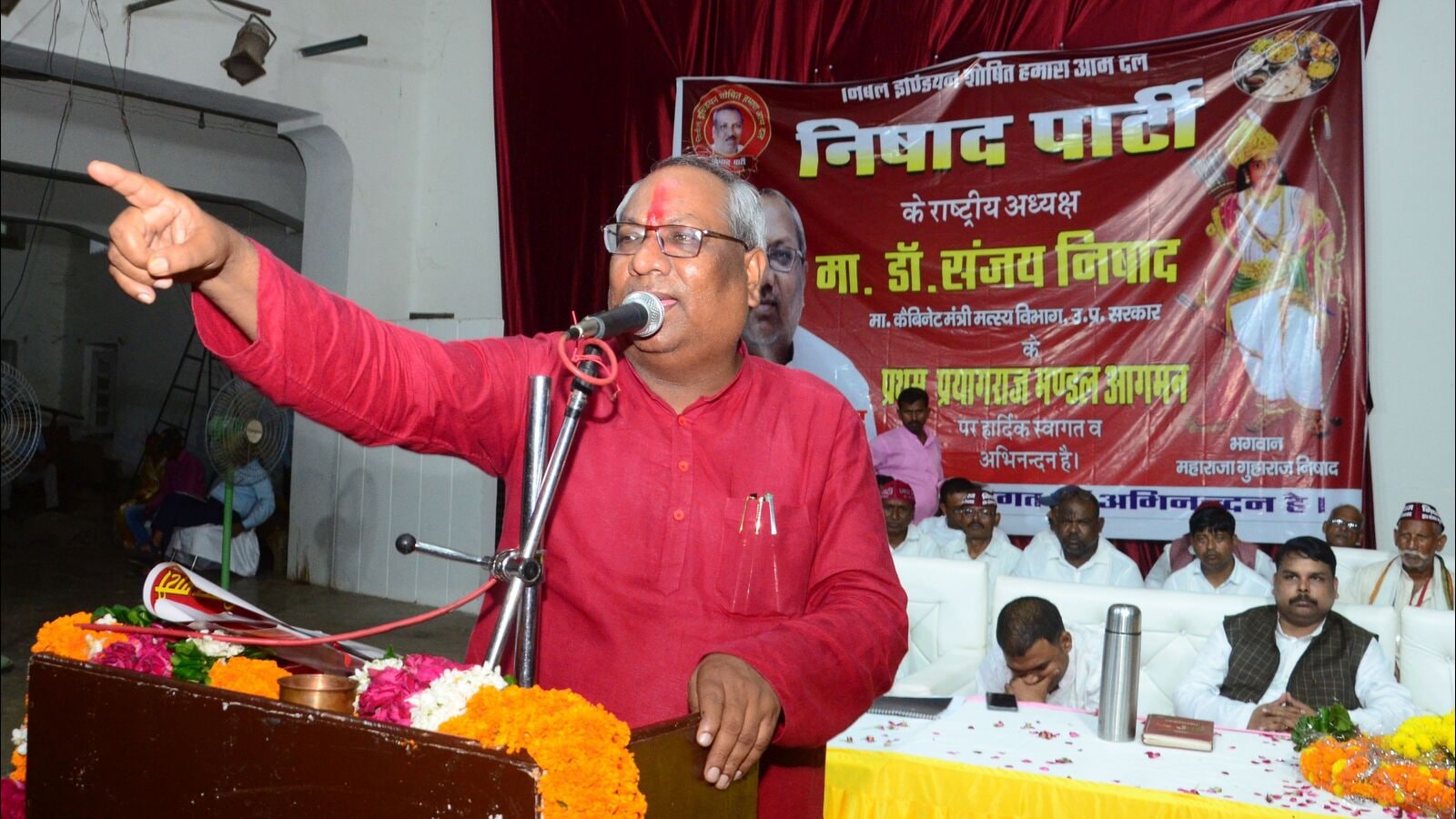 Rajbhar has lost confidence in himself: Sanjay Nishad | Hindustan Times