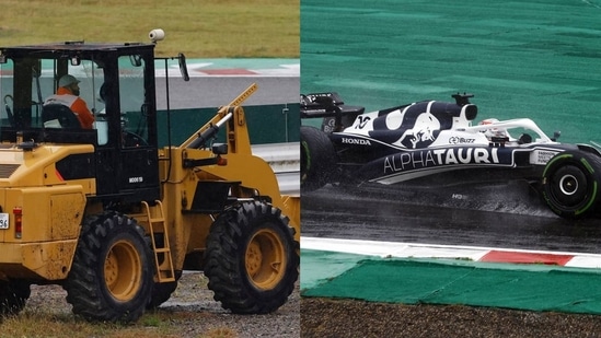 Formula 1 drivers left fuming due to tractor on track in Japanese Grand ...