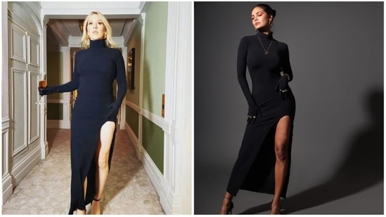 Esha Gupta channels her inner Bond girl in figure-grasping backless ...