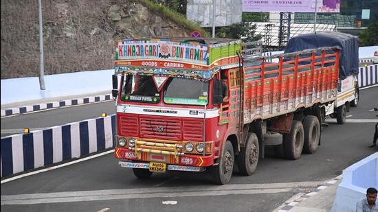 Heavy vehicles flout Pune city entry timings, cause traffic congestion ...