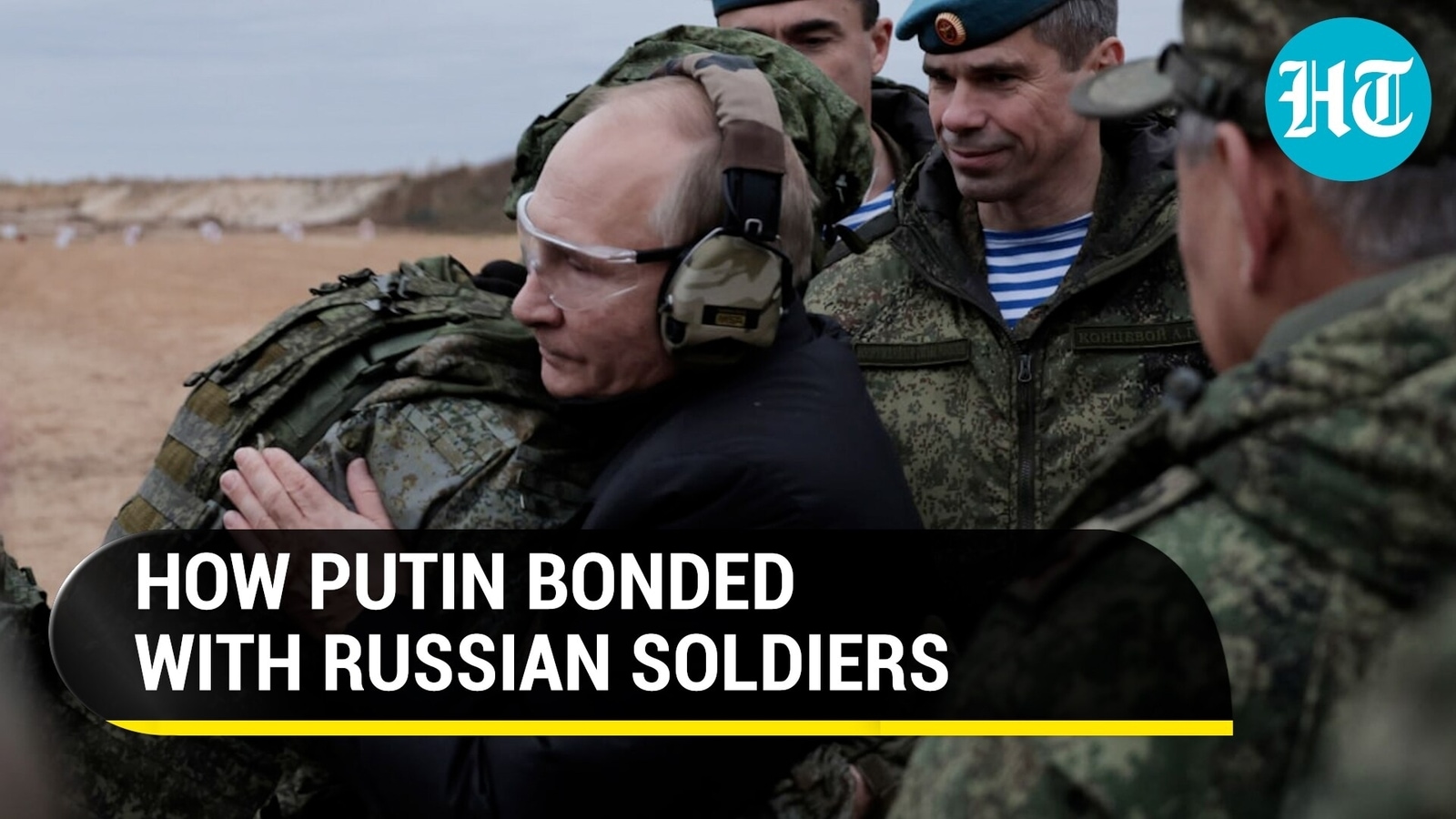 Putin hugs Russian soldiers, fires several shots from sniper rifle ...