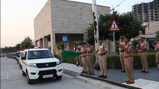 GB Nagar police add 14 new vehicles to its fleet ahead of Diwali ...