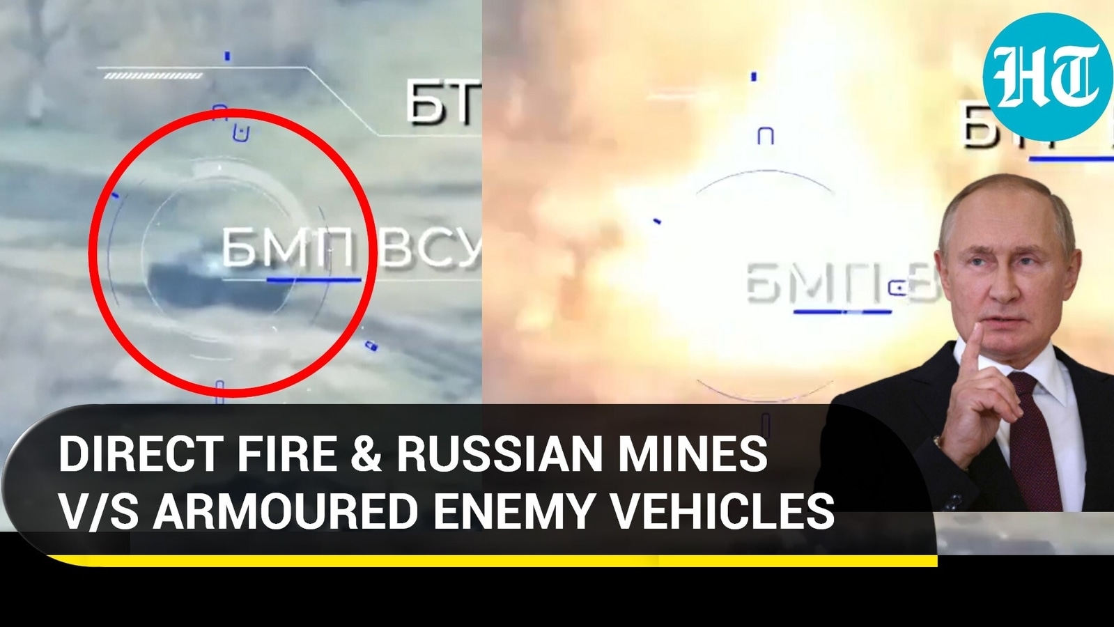 Direct fire & Russian mines destroy armoured vehicle sent by Finland ...