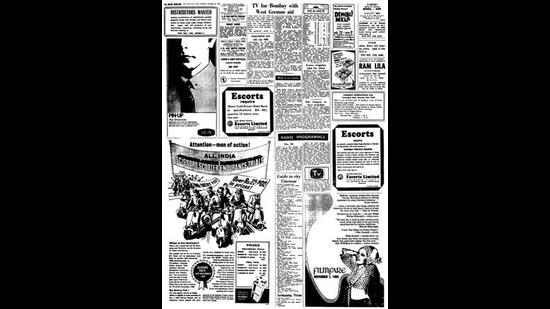 HT This Day: Oct 30, 1969 -- TV for Bombay with West German aid| India News
