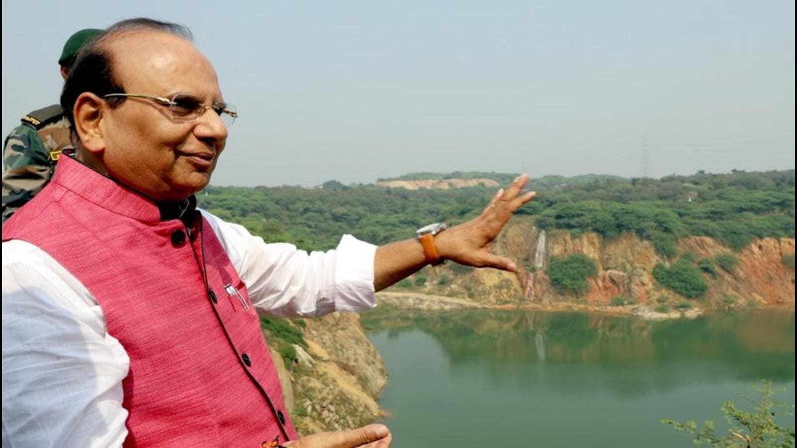 LG inaugurates Delhi’s first waterfall complex at Asola Bhati mines ...