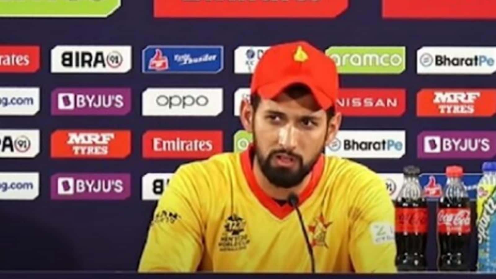 Watch: Sikandar Raza's savage reply to reporter's 'when did you start ...