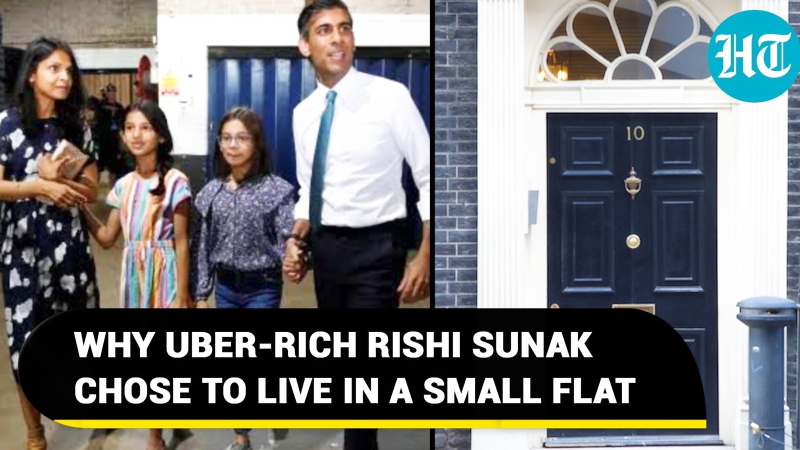 Rishi Sunak ‘very happy’ to live in small flat above 10 Downing Street ...