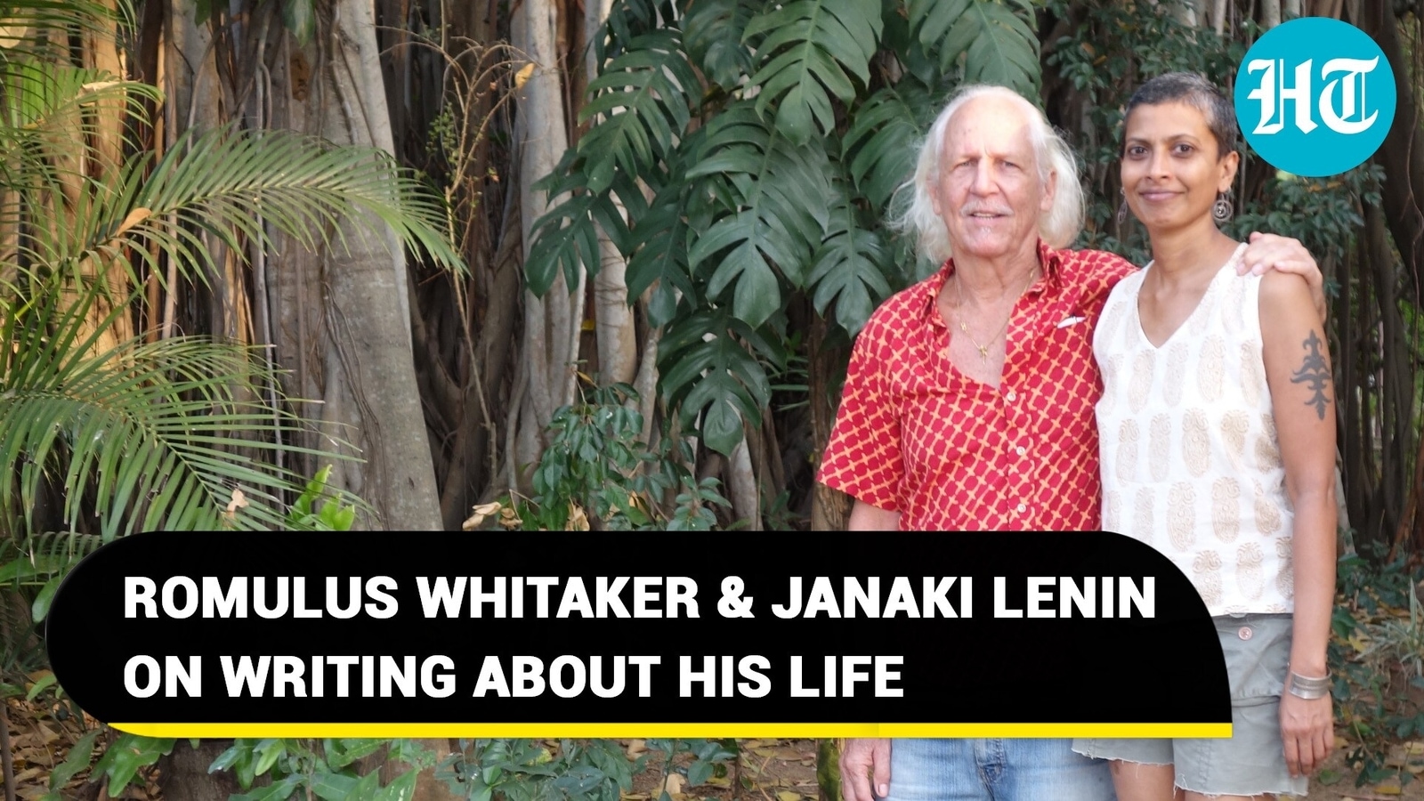 Romulus Whitaker and Janaki Lenin on writing about his life | Hindustan ...