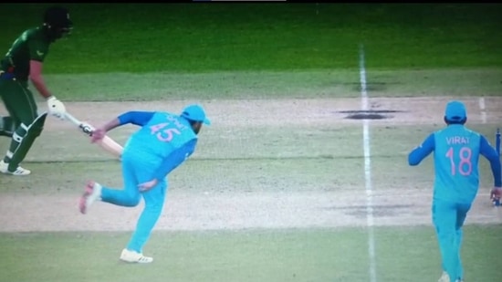 Watch: Rohit Sharma left visibly frustrated at himself after missing ...