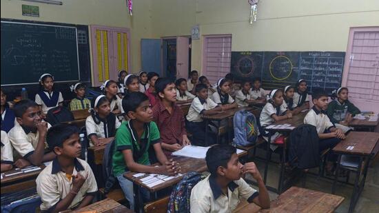 Performance grading index: Class 8 Mathematics, Social Science, Science ...