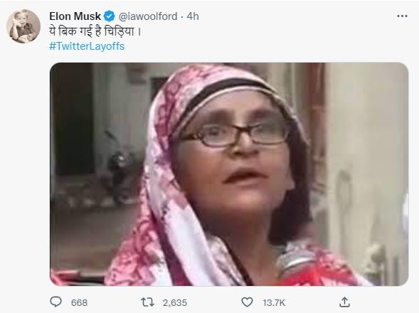 People react to Hindi post about Twitter layoffs thinking it’s from ...