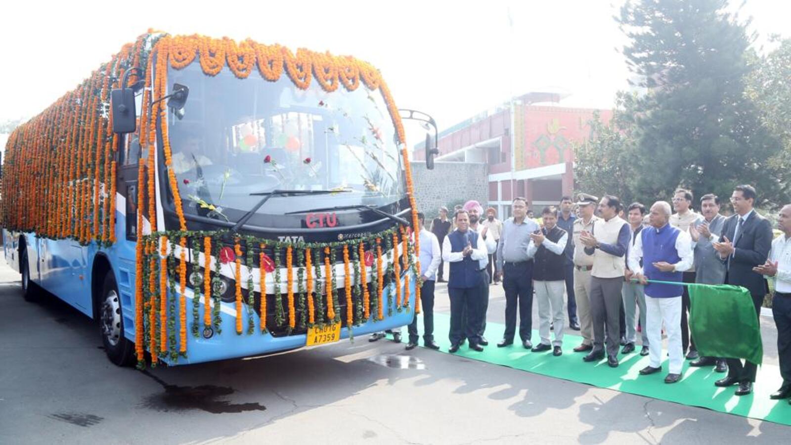Chandigarh’s fleet of electric buses doubles as 40 additions ...