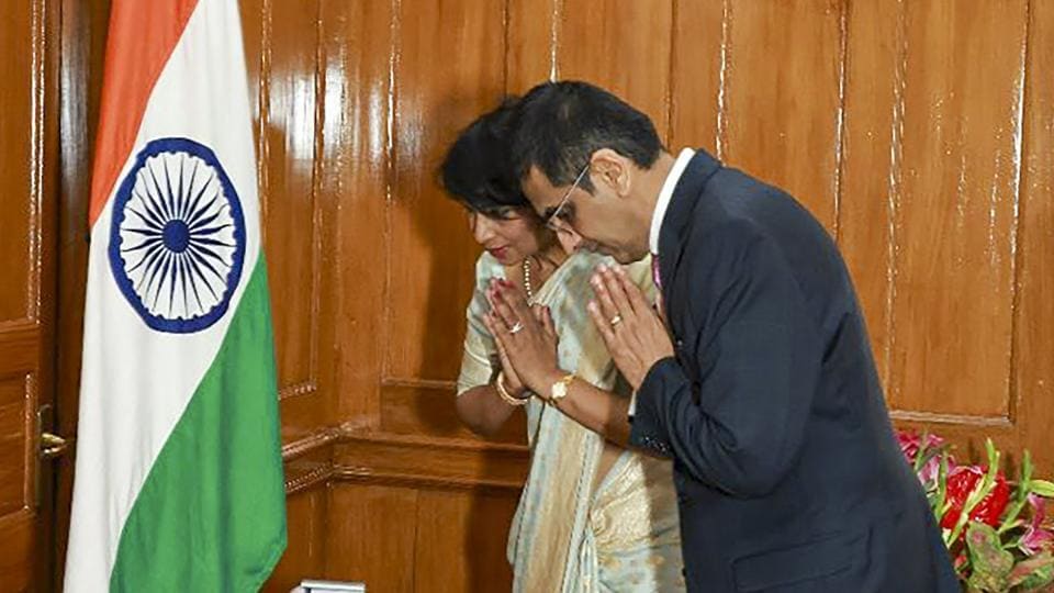 Several facets on display as CJI Chandrachud goes about his first day ...