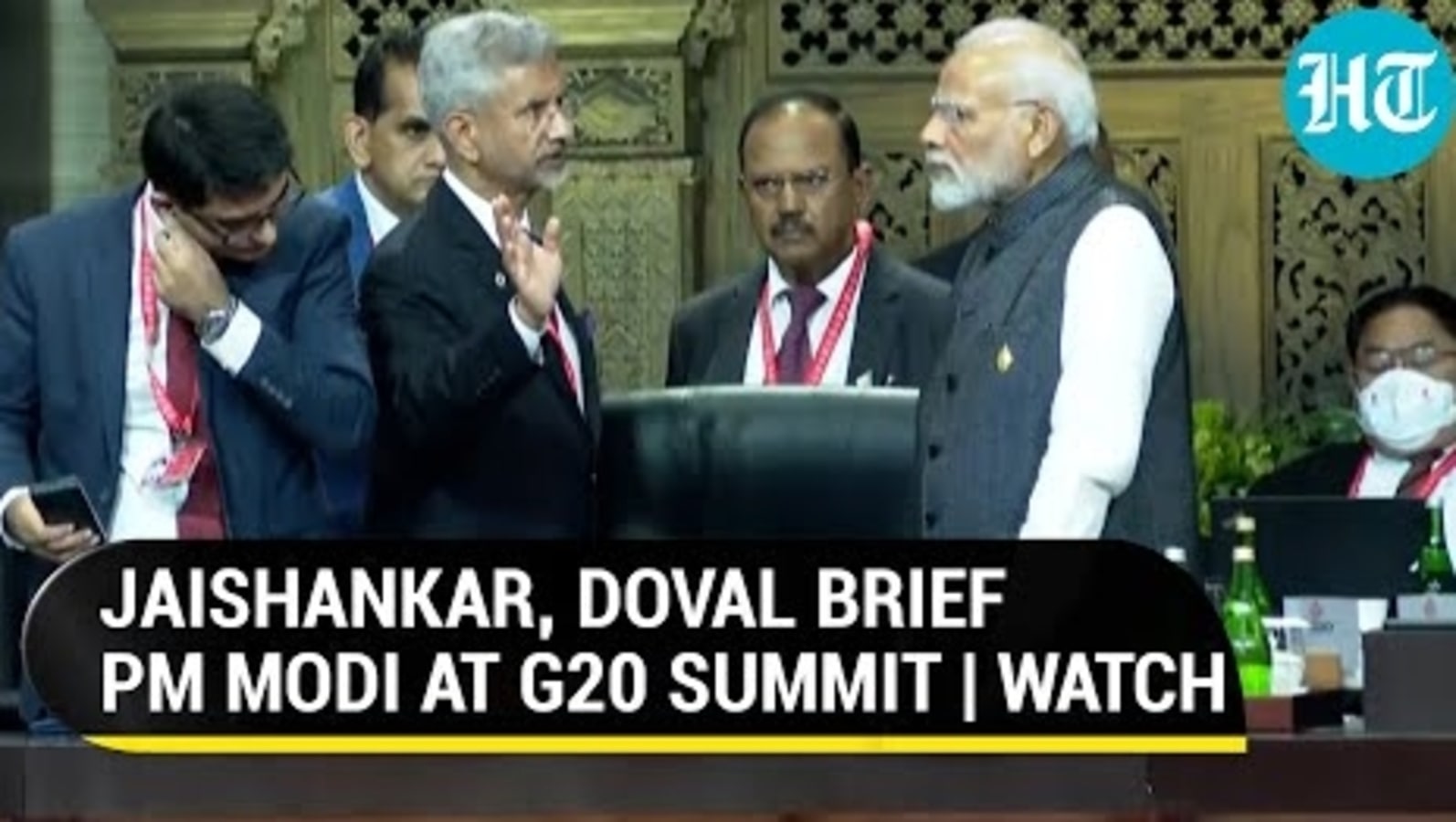 PM Modi patiently listens to Jaishankar in NSA Doval's presence at G20 ...