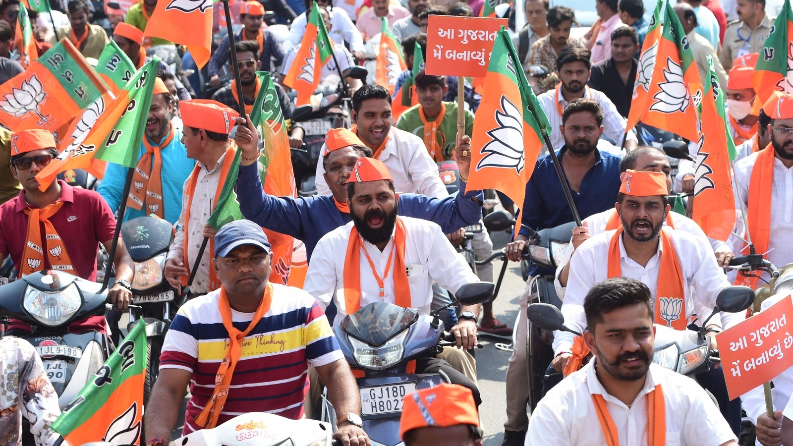 Gujarat polls: BJP MP Ravi Kishan releases Gujarati-Bhojpuri song ...