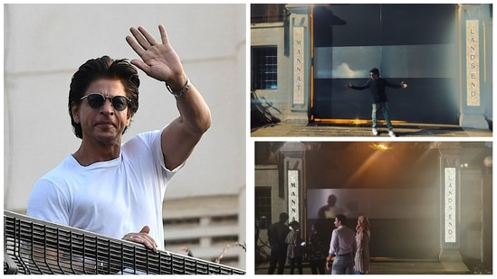 Shah Rukh Khan's bungalow Mannat gets new 'diamond' name plate and gate, fans trend it on ...