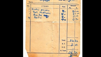 Restaurant bill from 1985 goes viral, netizens stunned to see price of ...