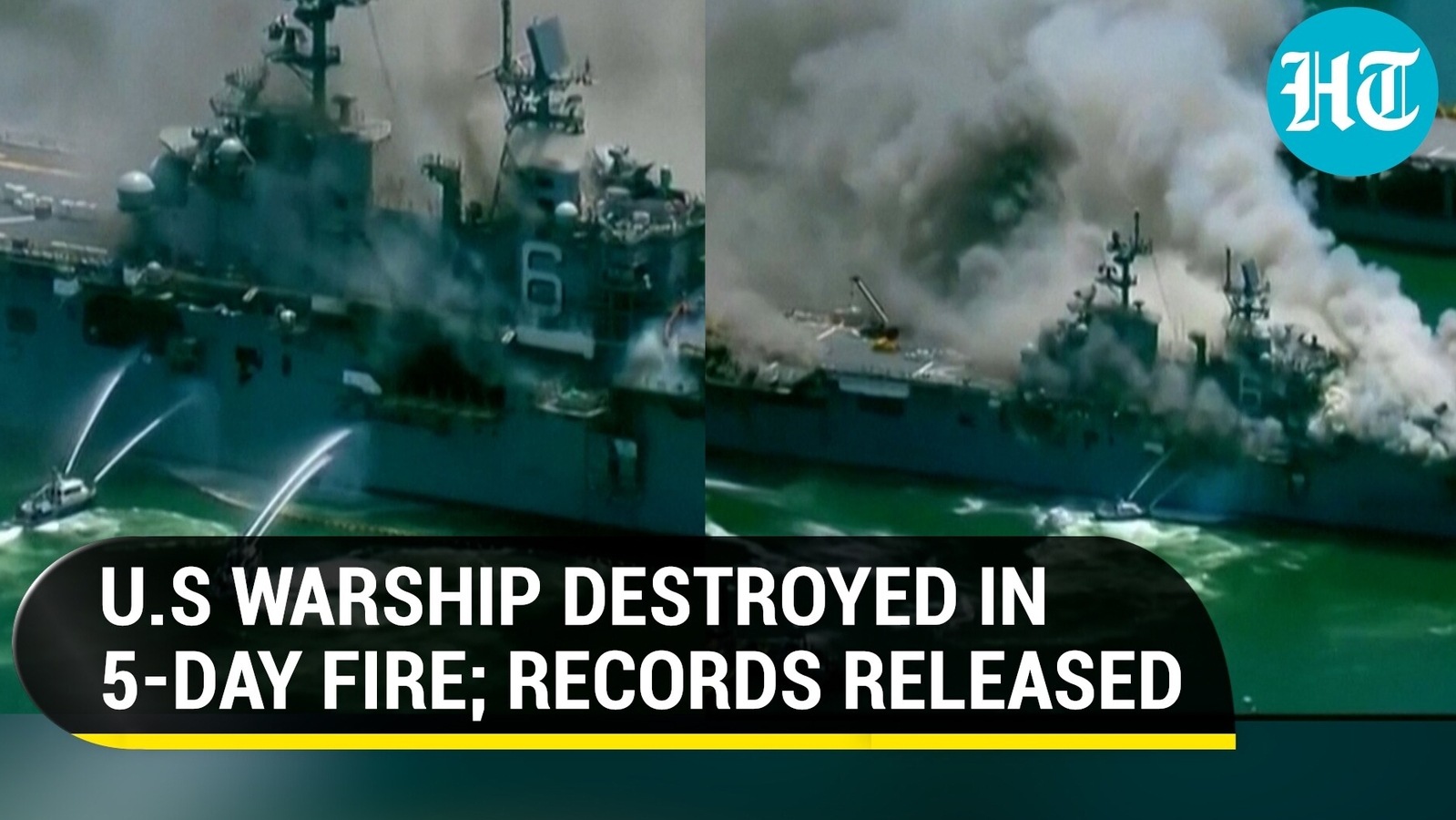 U.S ship destroyed, sections melted into molten metal | Disciplinary ...