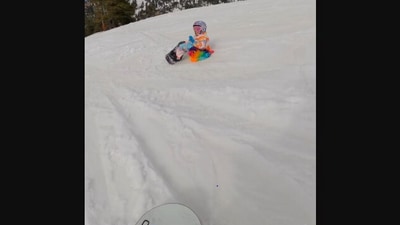 Kid’s enthusiastic way of singing while snowboarding goes viral. Watch ...