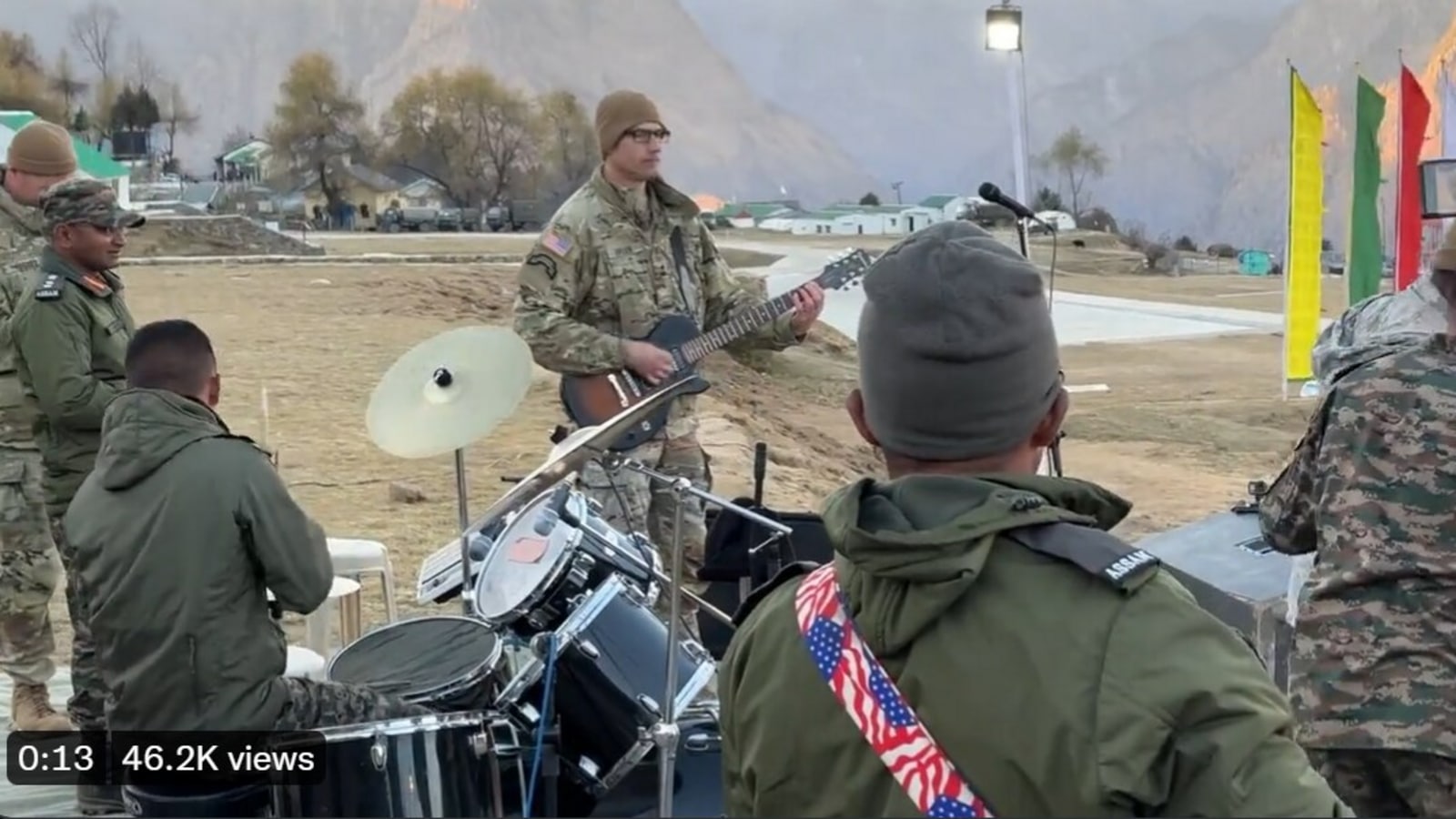 Watch: Soldiers hold 'rock' concert amid Indo-US joint military ...