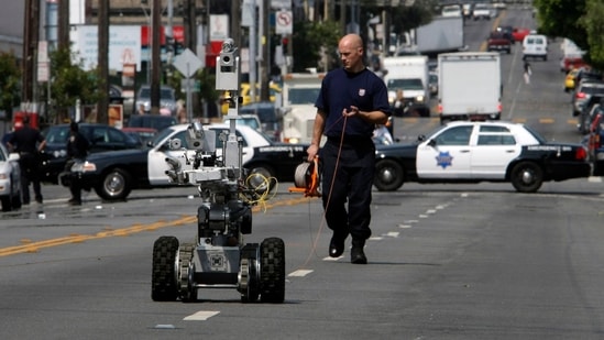 US police rarely deploy weaponised robots to confront suspects, say ...