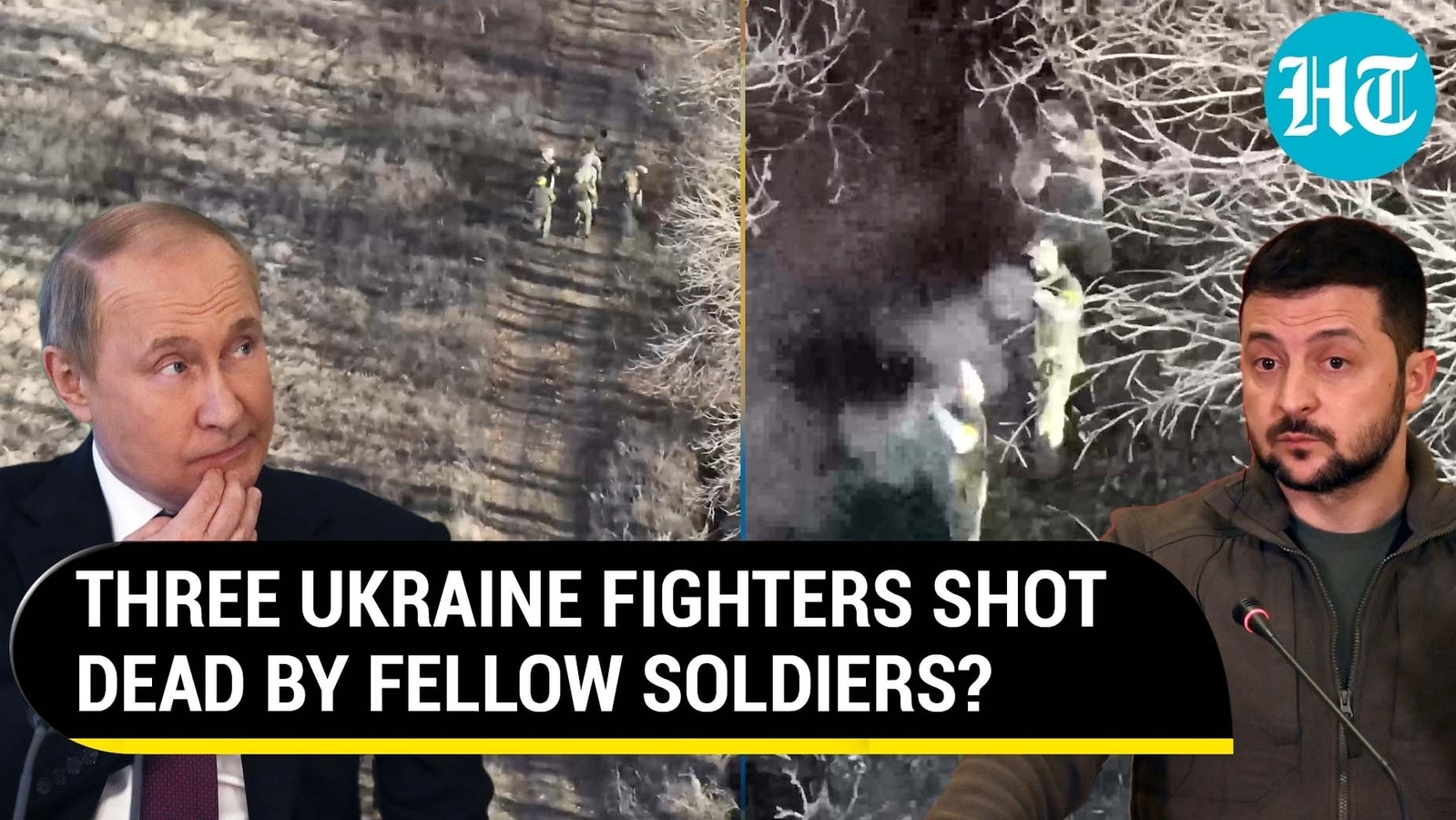 Ukrainians shot dead by fellow soldiers, spotted by quadcopter ...