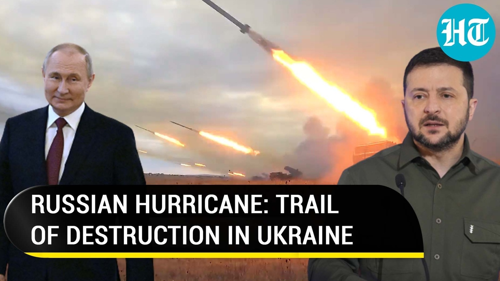 Russian Hurricane destroys Ukraine Army positions near the town of ...