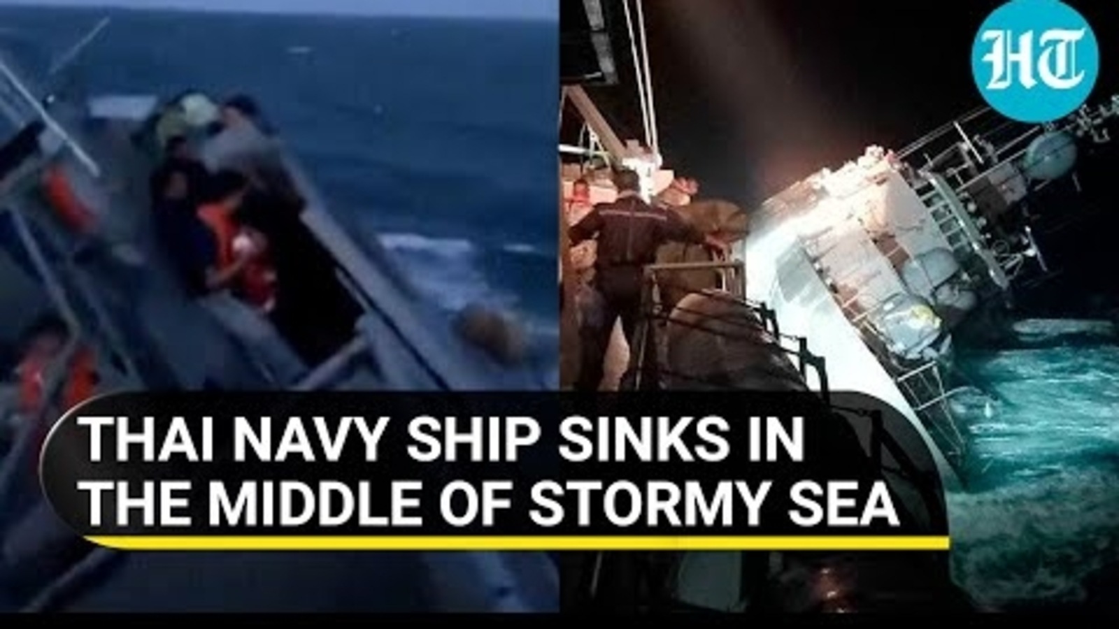 Thai Navy ship with 106 onboard sinks; Frigates hunt for 28 missing ...