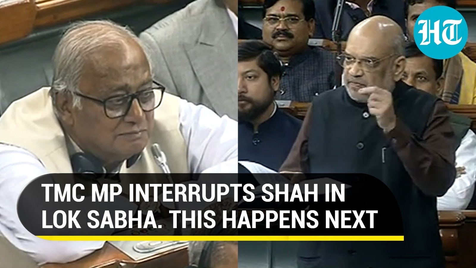 ‘Not angry…’: Amit Shah scolds TMC’s Saugata Roy for interrupting him ...