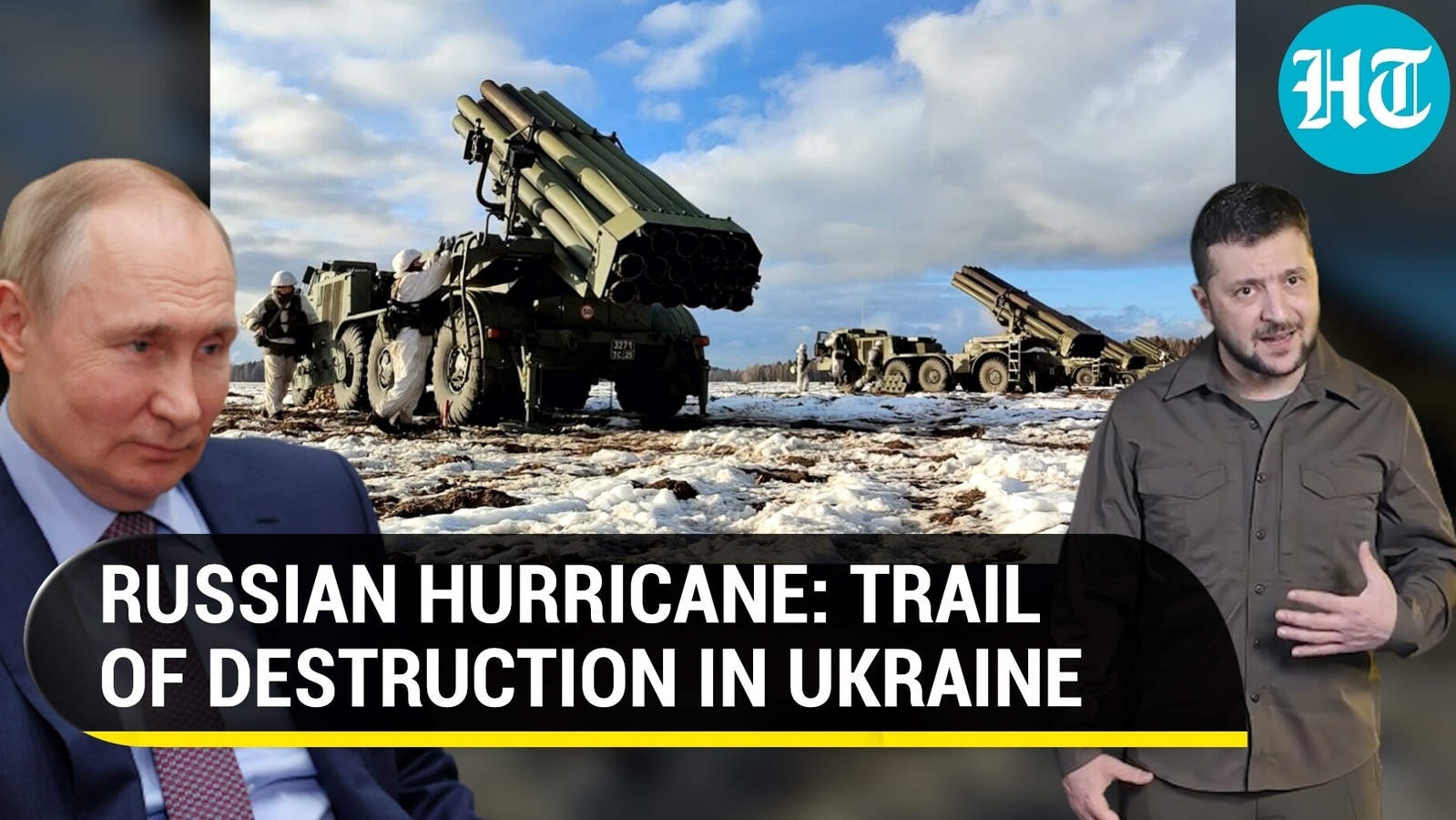 Hurricane destroys Ukraine Army positions | Heir to the legendary Katyusha | Hindustan Times