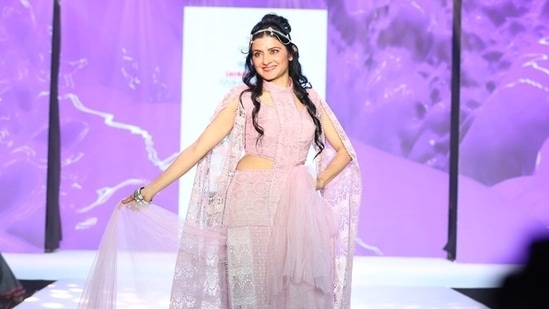 Ghaziabad ADM Ritu Suhas stuns as showstopper in lavender; see viral ...