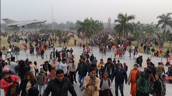 Devotees’ rush at places of worship in Lucknow on New Year’s Day ...