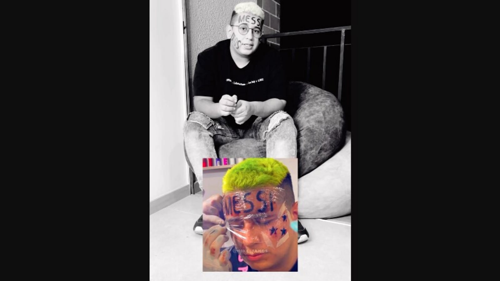 Man gets Lionel Messi’s name tattooed on forehead after World Cup win ...