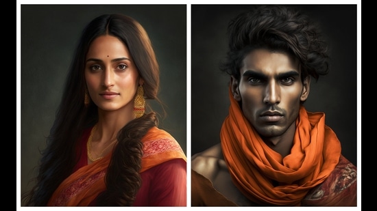 Gurugram artist behind AI portraits of men and women from Indian states ...