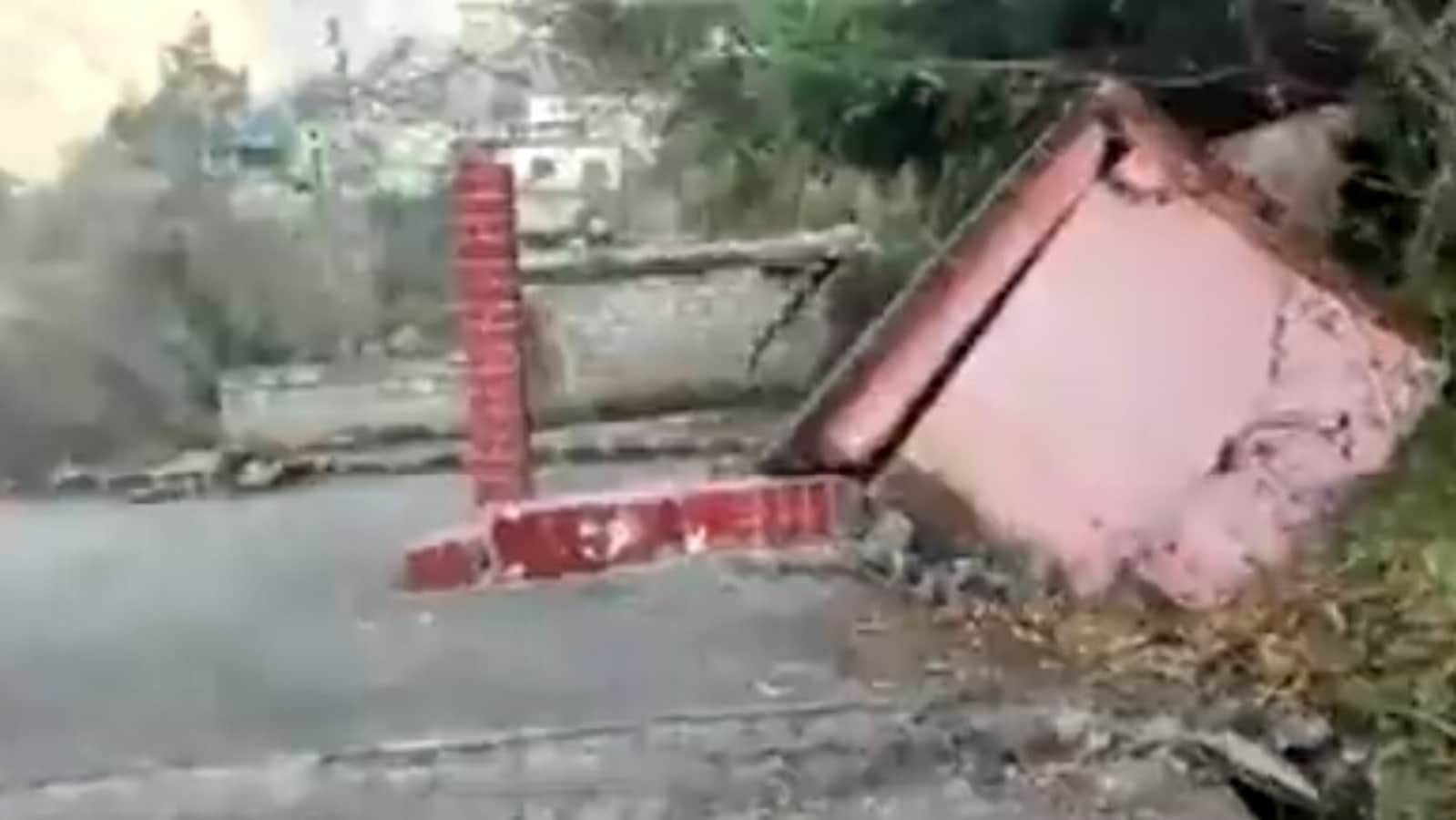 VIDEO| Temple collapses in Uttarakhand's Joshimath, no casualty ...