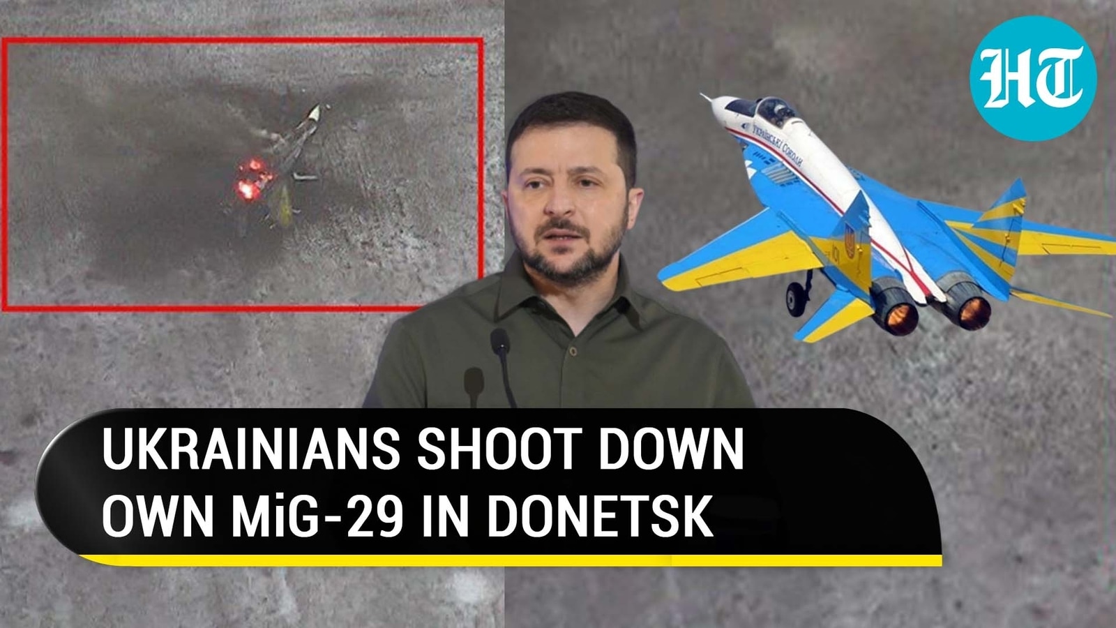 Ukraine downs own MiG-29 jet amid Russia’s war in Donetsk; ‘Blunder ...