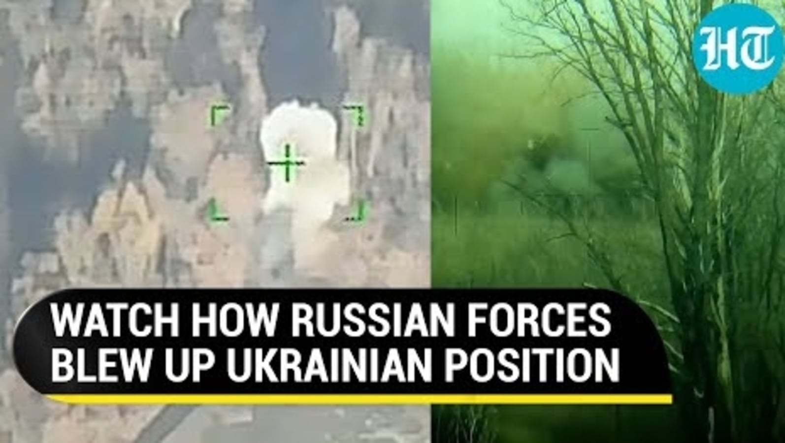 Russia releases dramatic footage of precision strike on Ukraine Army ...