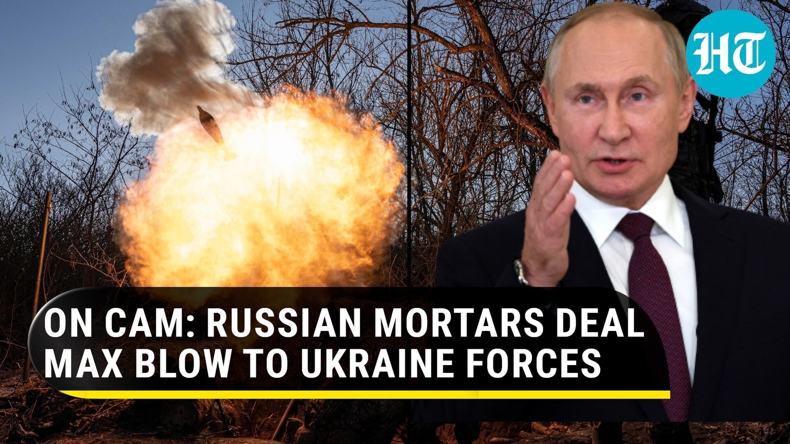 Watch: Putin’s Mortars wreck Ukraine forces at Donetsk front line, help ...