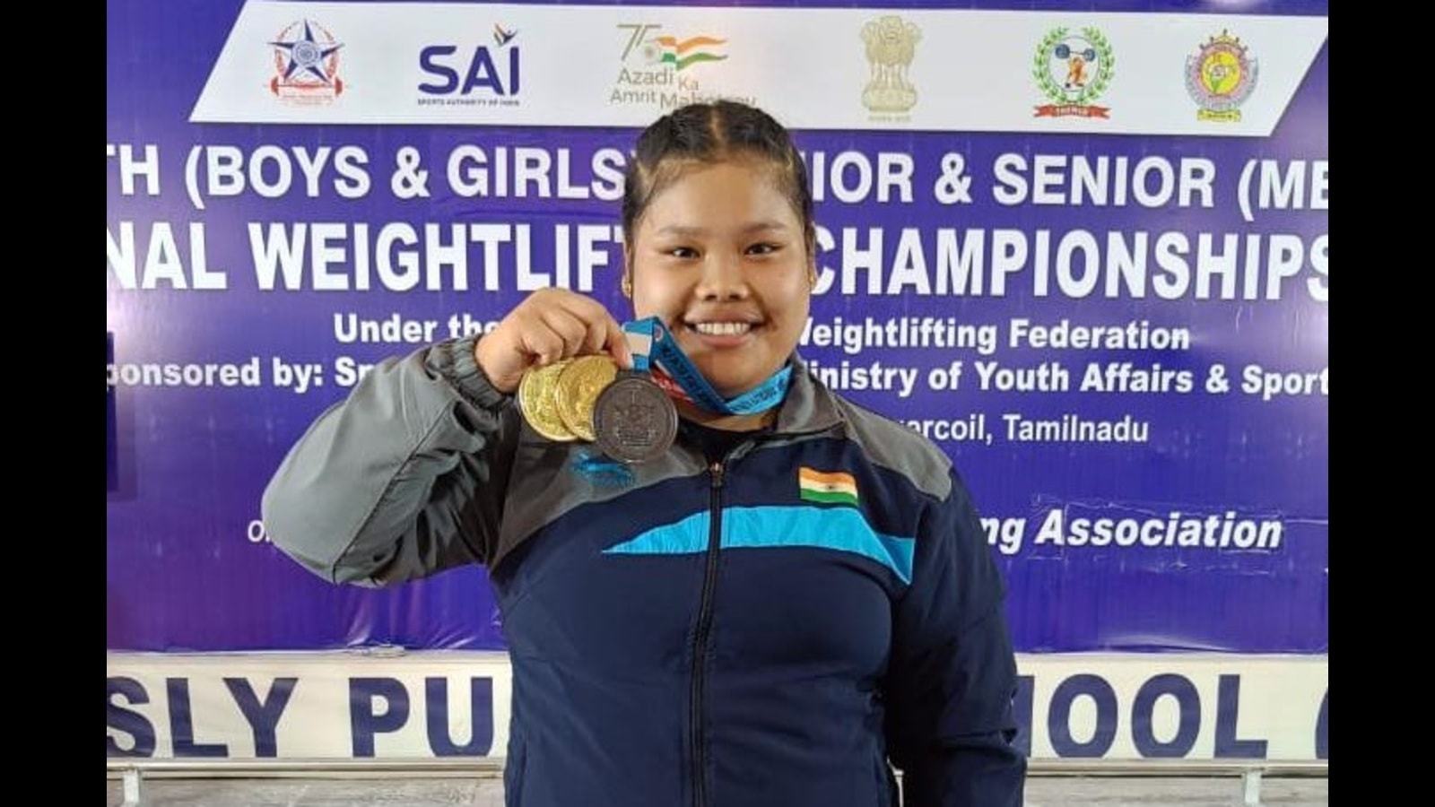 Young weightlifter Martina aims high despite facing odds - Hindustan Times