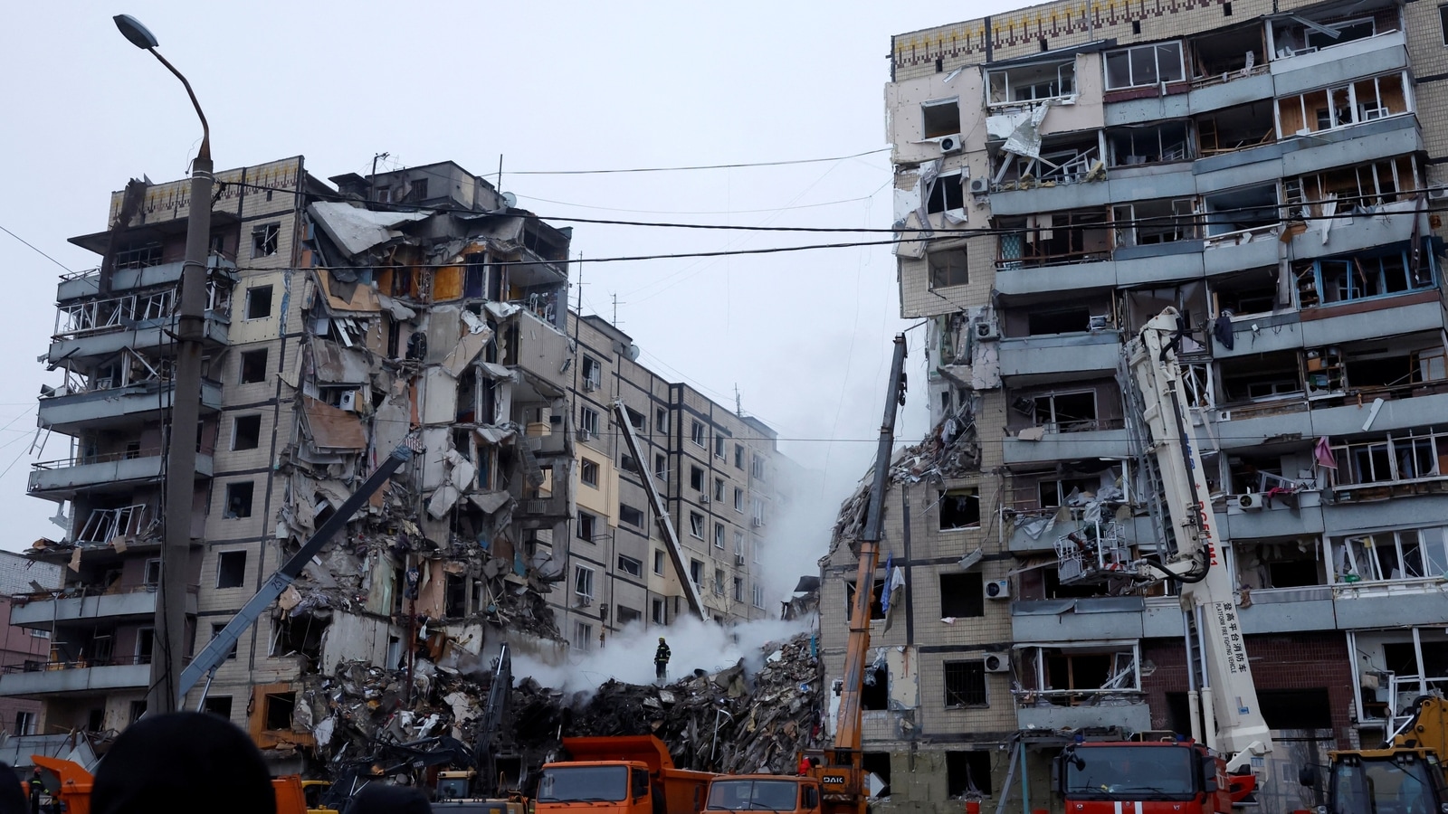 Ukraine apartment tower suffers ‘deadliest’ civilian attack in months ...