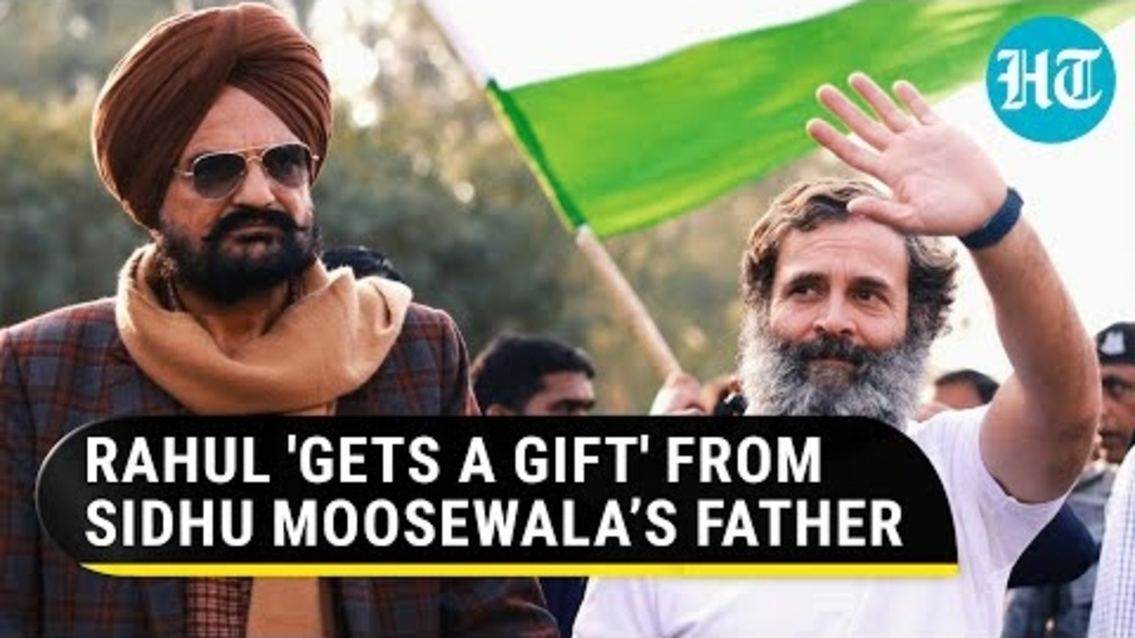 Sidhu Moose Wala's father joins Bharat Jodo Yatra, walks hand-in-hand ...